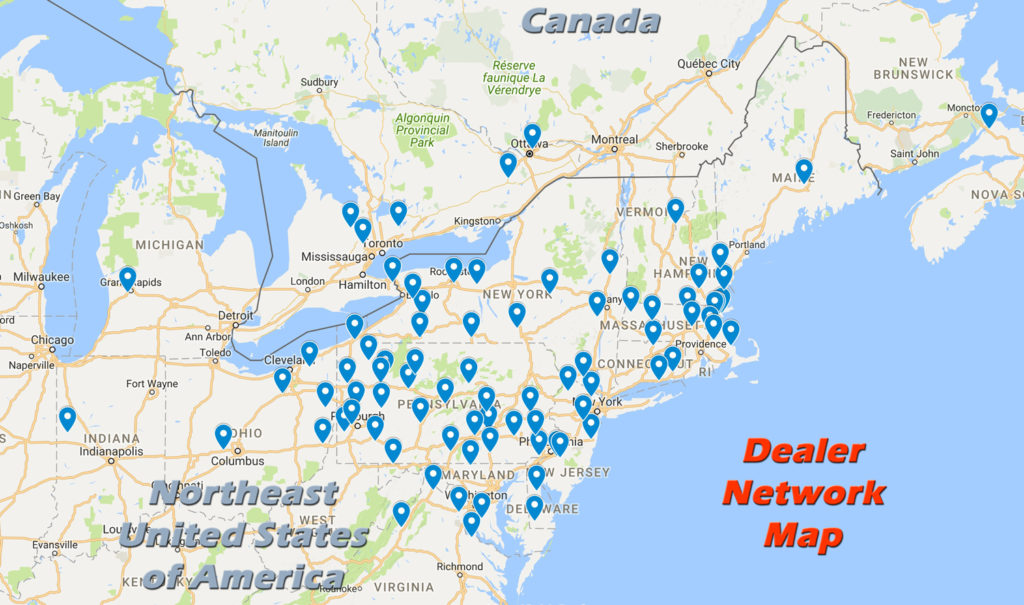 Dealer Network Map - Car Mate Trailers, Inc